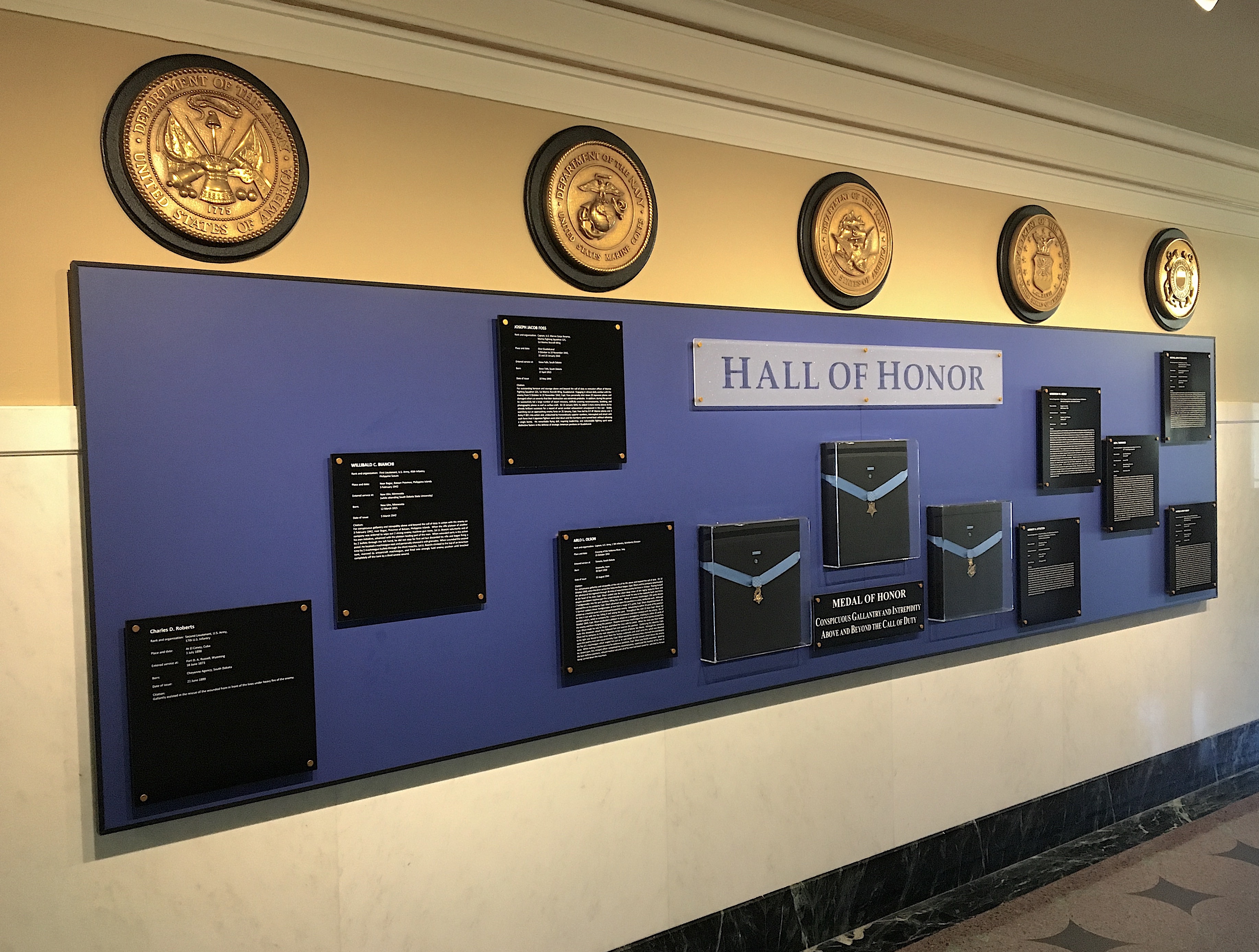 New Hall of Honor at State Capitol honors Medal of Honor recipients ...