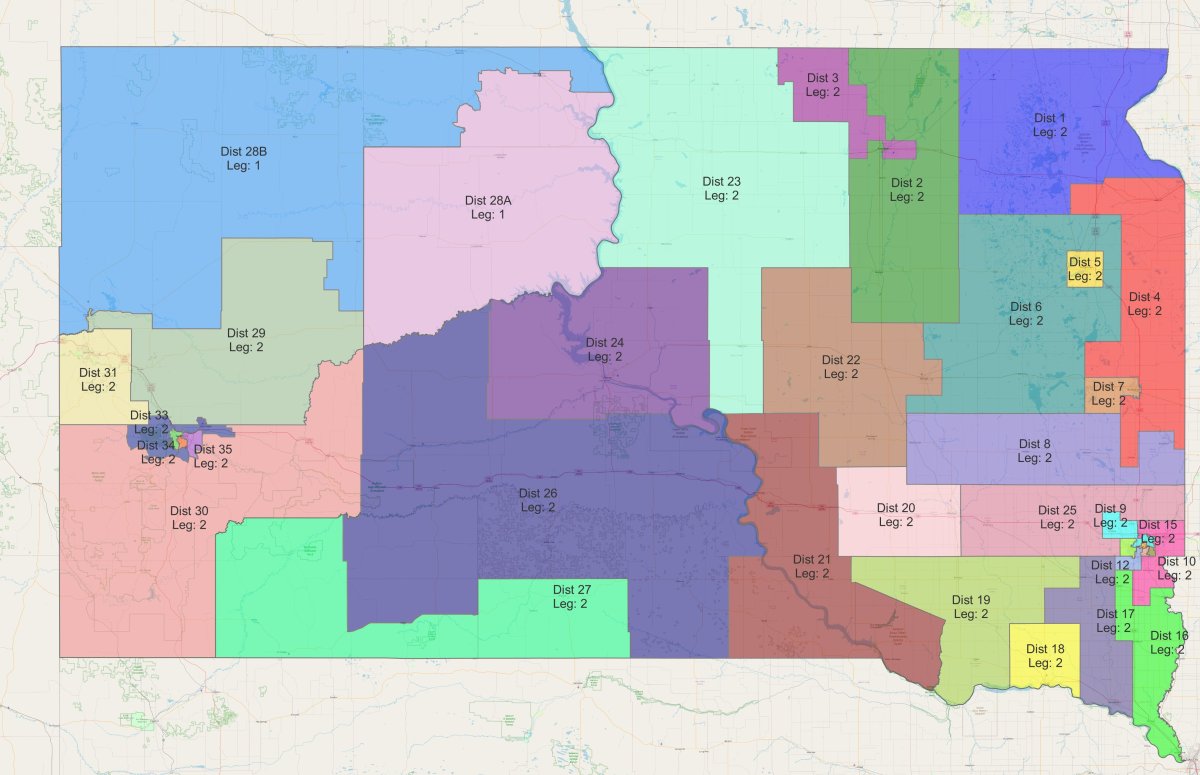 SD Legislative Districts, 1889-2021 – SoDak Governors